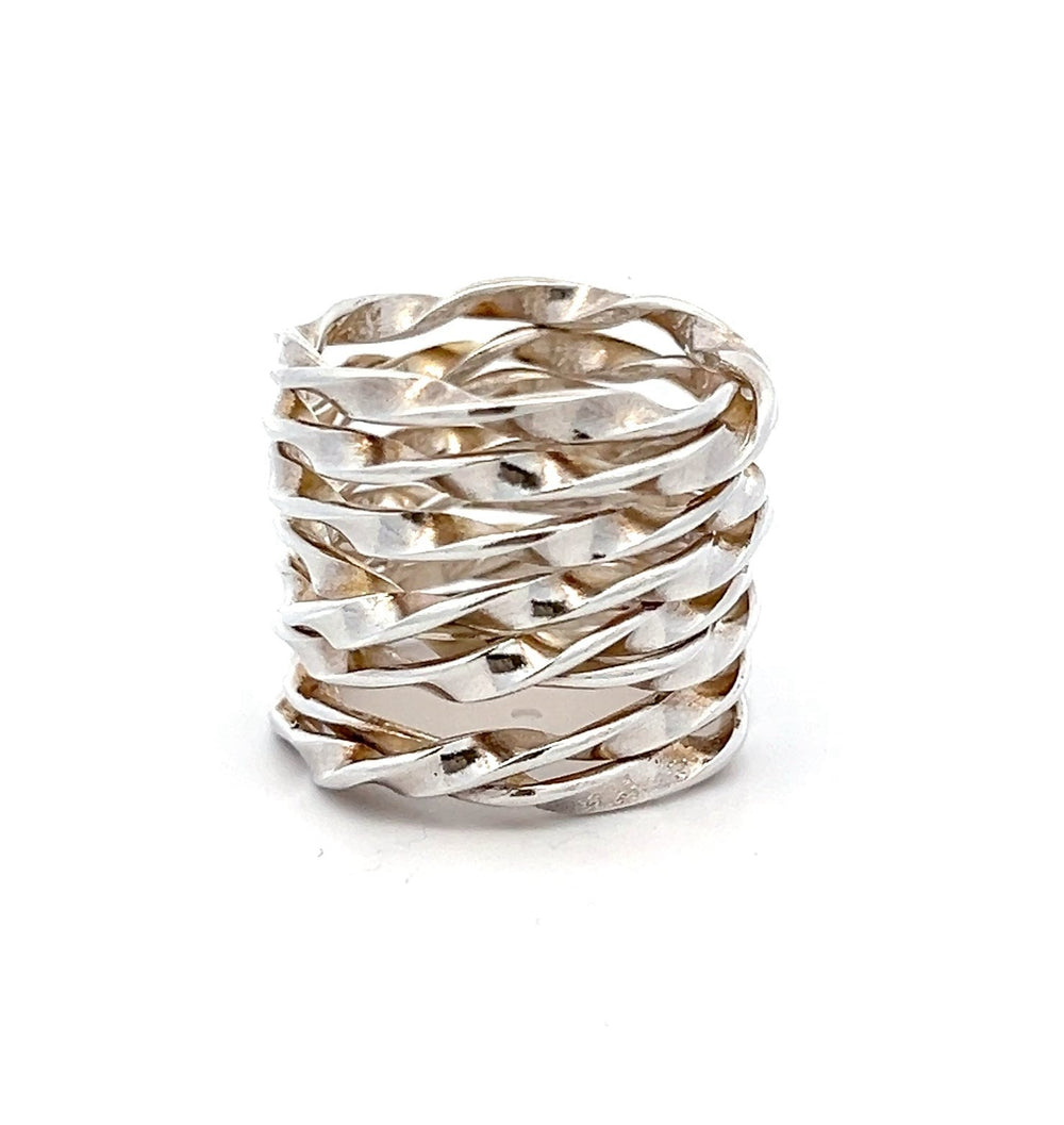 Six Twisted Wire Spring Ring